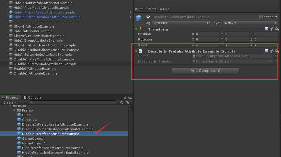 Odin Inspector 系列教程 Disableinprefabsattribute 个人技术笔记