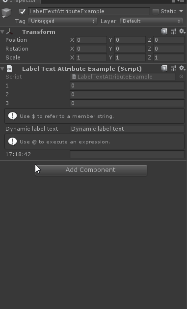 Odin-Inspector-系列教程-LabelTextAttribute - 个人技术笔记